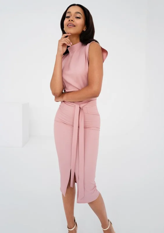 Gemma - Nude midi dress - Mosquito